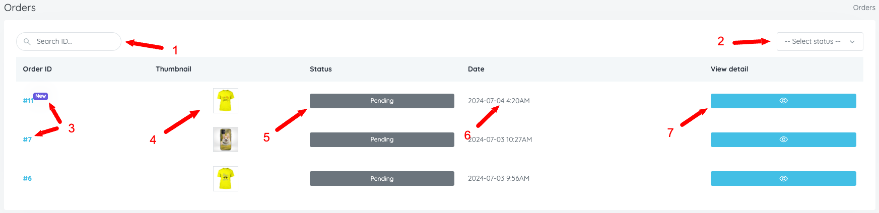 Orders - Product Designer App