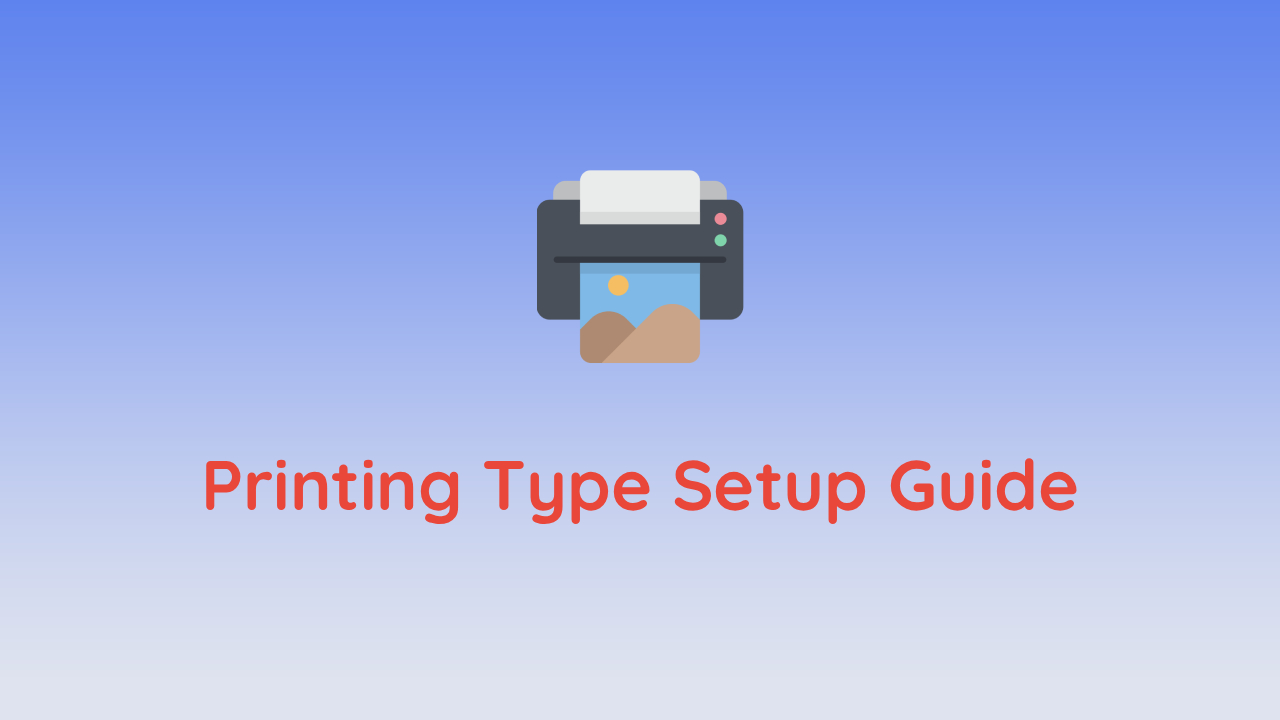 Printing Setup Guide - Product Designer App